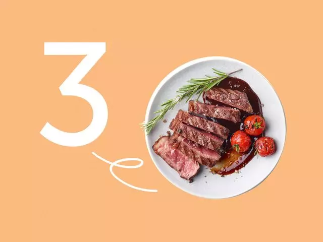 3 mga resipe alang sa usa ka dako nga beef steak / Sa grill, sa kalaha, sa oven
