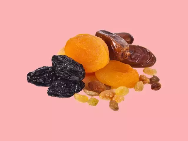 Các loại trái cây sấy khô hữu ích nhất được liệt kê - tin tức từ phần "Ăn gì" trên trang web