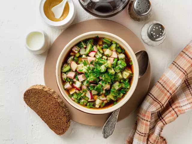 Kako začiniti okroshku / I kako kuhati ljetnu juhu - članak iz odjeljka "Kako kuhati" na web mjestu