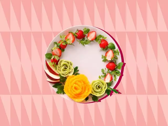 Hoe mooi het is om fruit op de nieuwjaarstafel te serveren / Ontwerpopties thuis - een artikel uit het gedeelte "Wat te eten" op de site