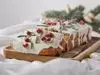 کیک انگلیسی کریسمس / یک دسر سنتی با رنگ مدرن