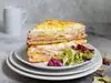 Was ist Croque-Monsieur / Wie man zu Hause ein französisches Sandwich macht