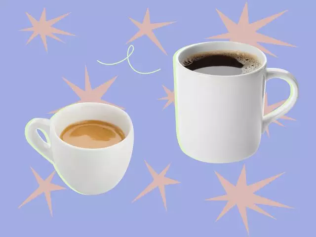 Mi a különbség az espresso és az americano között / Recept, jellemzők, tálalás