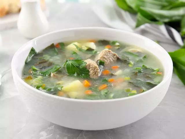 Cara masak sup sorrel / Pandhuan saka situs - artikel saka judhul "Cara masak" ing situs kasebut