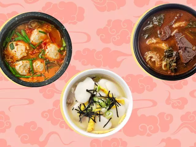 7 korear zopa ezagun une guztietarako / Haejangguk, kimchi jige, meuntang eta beste batzuk