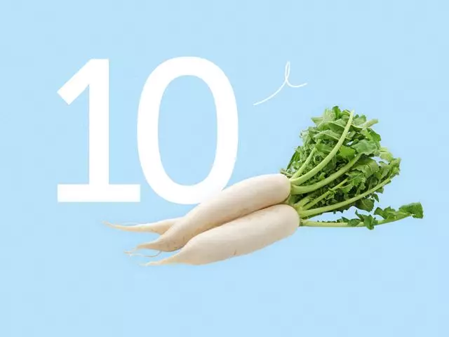 10 salad vitamin karo radish lan daikon / Cara njaga kesehatan ing mangsa - artikel saka bagean "Cara masak" ing situs