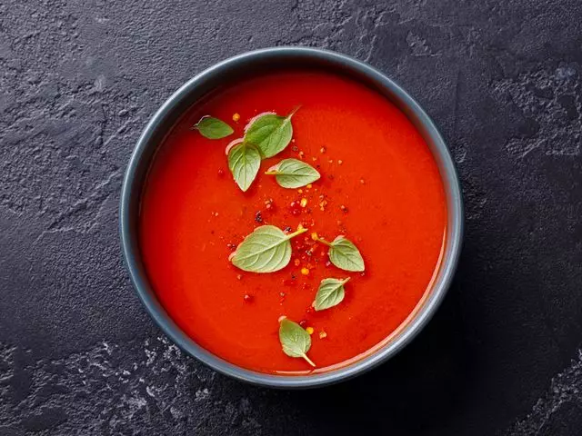 5 resep sup tomat / Ti gazpacho ka kharcho - artikel tina bagian "Naon anu tuang" dina situs