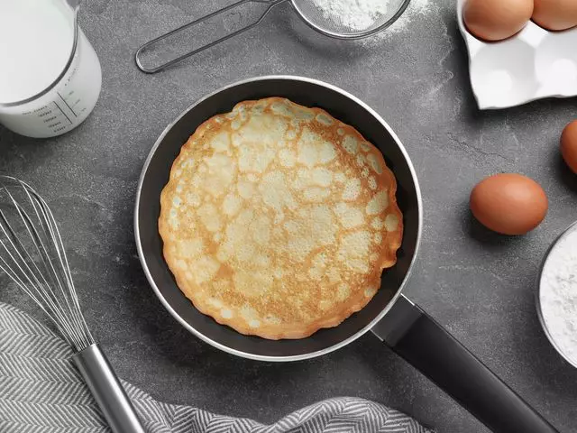 Cara memasak doh pancake dalam susu / Kastard, yis, bebas gluten - artikel dari bahagian "Cara memasak" di laman web