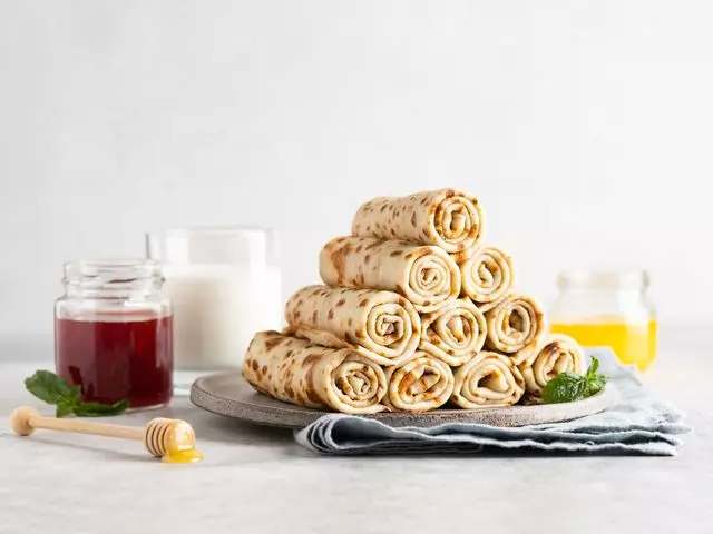 Hvor vakkert å servere pannekaker / Tradisjonelle og ikke-åpenbare alternativer - en artikkel fra delen "Hva å spise" på nettstedet