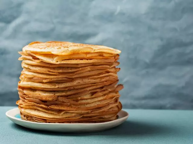 Recipes for lean pancakes / Pasina mukaka nemazai - chinyorwa kubva muchikamu "Maitiro ekubika" pane saiti