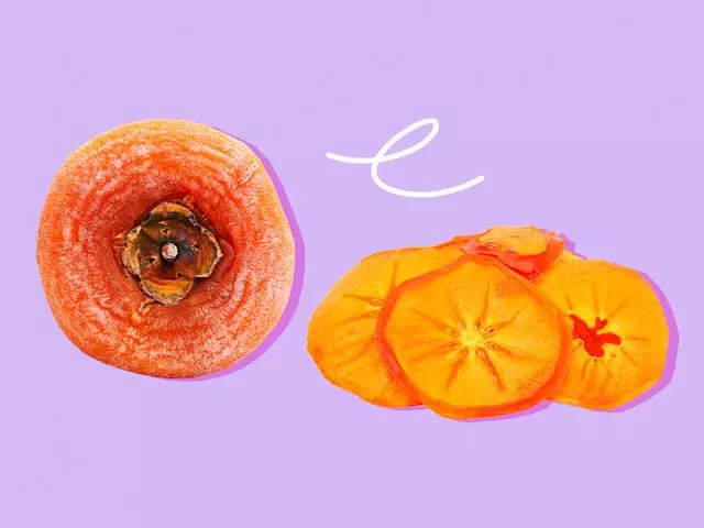 So trocknen, lagern und verwenden Sie Kaki / Die Vor- und Nachteile von süßen Beeren - ein Artikel aus dem Abschnitt "Was zu essen" auf der Website