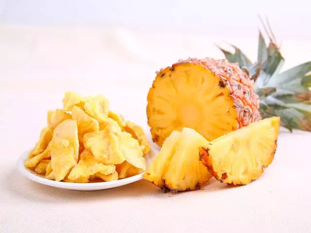 Tørrede ananas / Lækre fordele for kroppen - en artikel fra afsnittet "Sund mad"