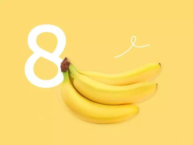 8 skäl att inkludera bananer i din kost / Och äta dem varje dag