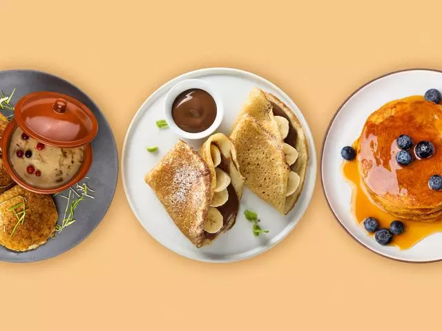 Pancakes aus der ganzer Welt / 7 Rezepter fir Maslenitsa - en Artikel aus der Rubrik "Iessen an Ënnerhalung" um Site