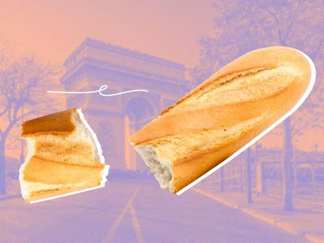 Bollo crocante de Francia / Como cociñar e comer unha baguette - un artigo da sección "Que comer" do sitio