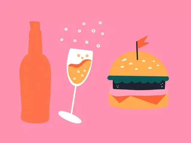 دو گلاس شراب میں برگر سے زیادہ کیلوریز ہوتی ہیں: نئے مطالعہ کے نتائج