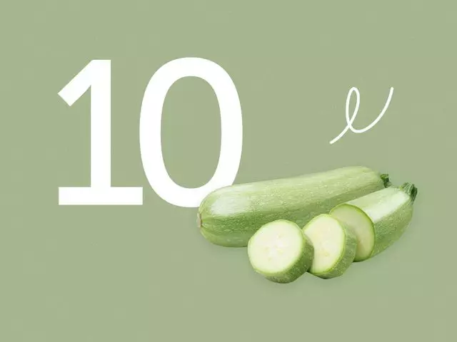 10 xwarinên ji zucchini ciwan / Malpera reçeteyên demsalî - gotarek ji beşa "Çi bixwin" li ser malperê