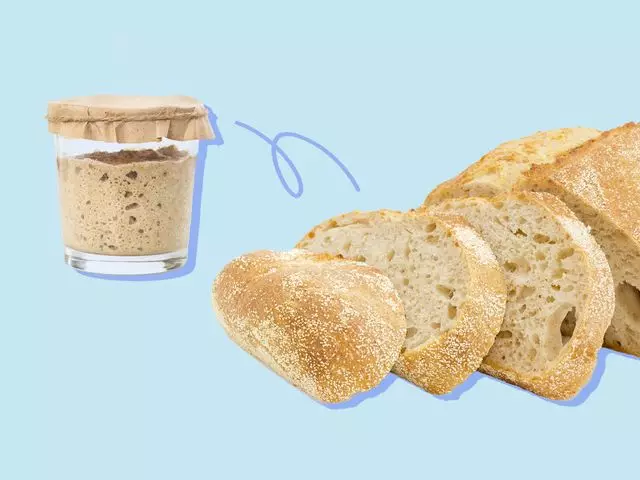ब्रेड के लिए घर का बना खट्टा कैसे बनाएं / शुरुआती के लिए चरण-दर-चरण निर्देश - साइट पर "कैसे पकाने के लिए" अनुभाग से लेख