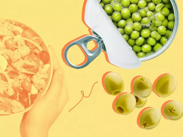 صحت مند غذا میں ڈبہ بند کھانے / زیتون، مٹر، مکئی اور ٹونا کے فوائد - سائٹ پر "صحت مند کھانا" کے سیکشن کا ایک مضمون