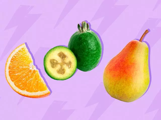 10가지 겨울 과일과 열매